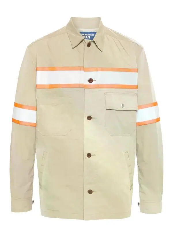 Junya Watanabe Reflective-detail Jacket - Neutrals