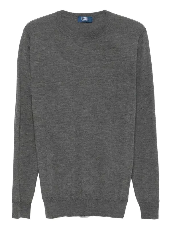 Fedeli Seta Sweater - Grey