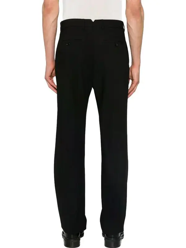 AMI Paris Straight-leg Trousers - Black
