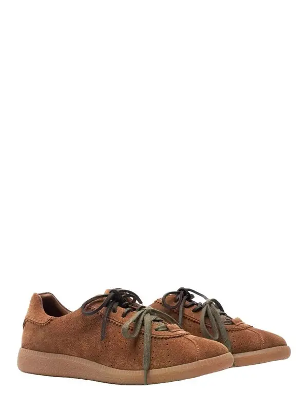 SCAROSSO Suede Trainers - Brown