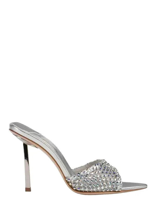 LE SILLA Gilda Stiletto Sandals - Silver