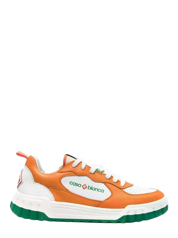 Casablanca Court Leather Sneakers - White