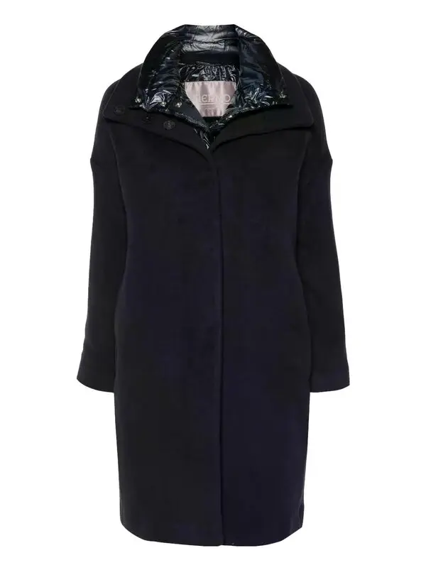 Herno Layered Padded Parka Coat - Blue