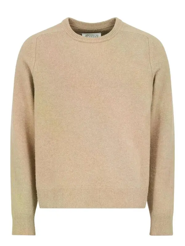 MAISON MARGIELA Crew Neck Wool Sweater - Grey