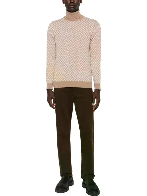 DRUMOHR Biscottino Cashmere Jumper - Brown