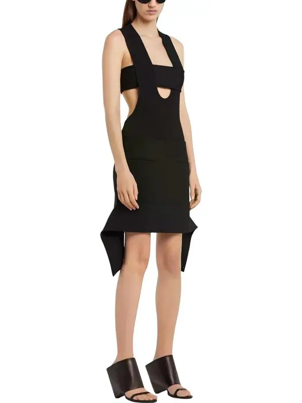COURREGES Belted Mini Skirt - Black