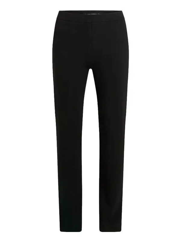 Karl Lagerfeld Tailored Trousers With Zip Pocket Detail - Black