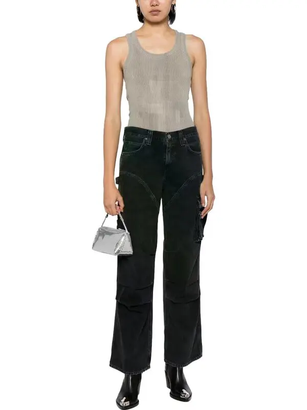 AGOLDE Straight-leg Cargo Jeans - Black