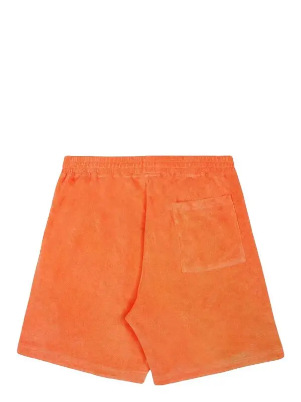 SPORTY & RICH Ny Tennis Club Straight-leg Shorts - Orange