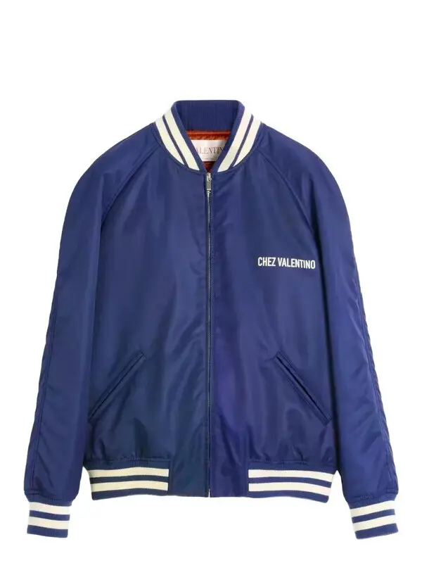 Valentino Garavani Chez Bomber Jacket - Blue