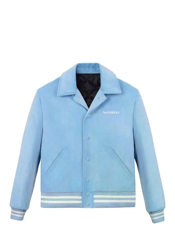 SPORTY & RICH Wellness Club Corduroy Jacket - Blue