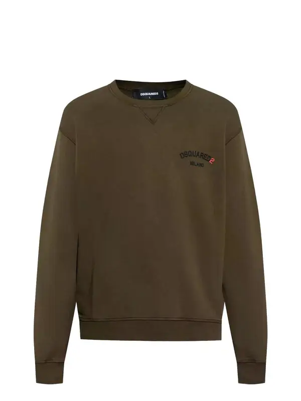 Dsquared2 Logo-appliqué Sweatshirt - Brown