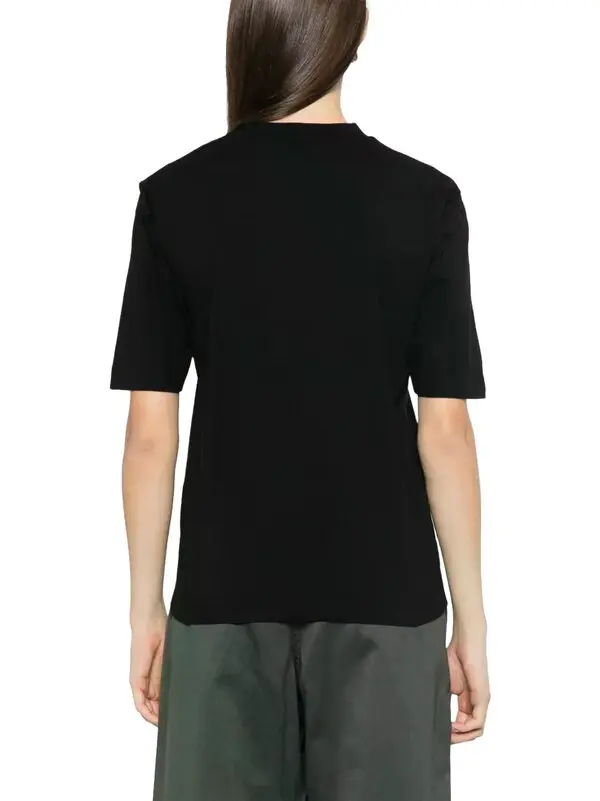Moncler Logo Patch Crewneck T-shirt - Black