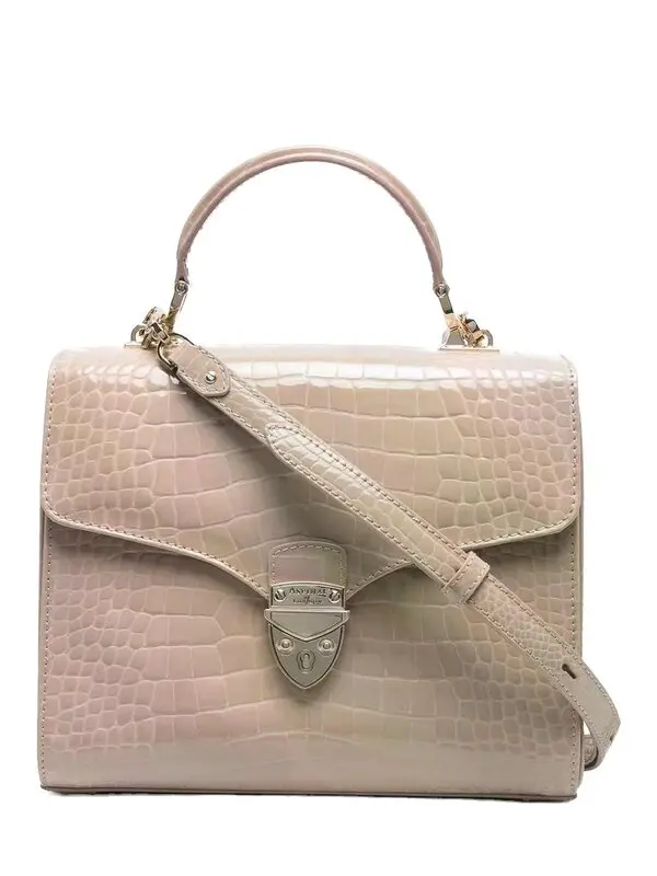 ASPINAL OF LONDON Mayfair Top-handle Bag - Neutrals