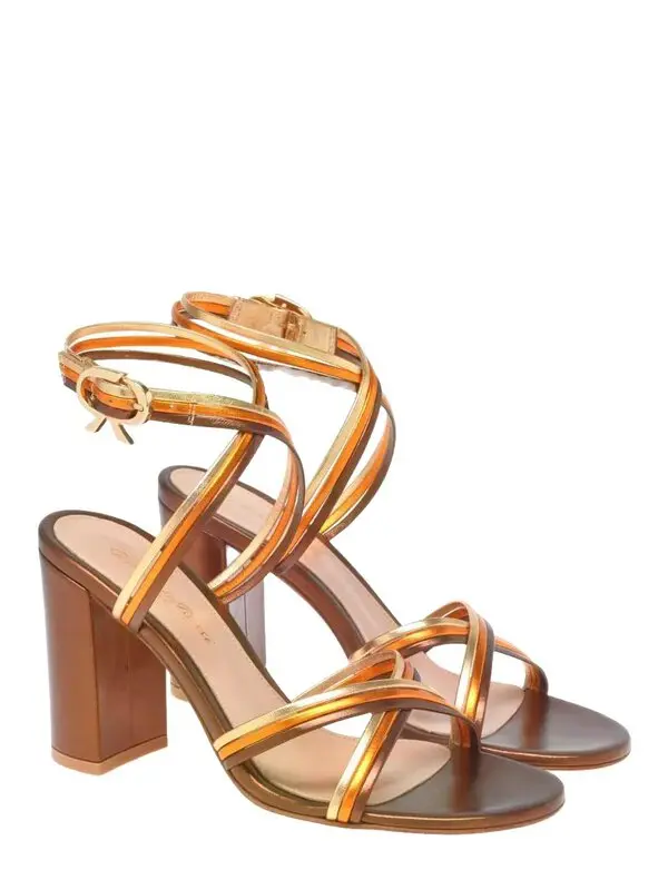 GIANVITO ROSSI 85mm Calissa Sandals - Brown
