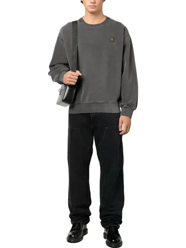 Carhartt Work In Progress Double Knee Cotton Trousers - Black