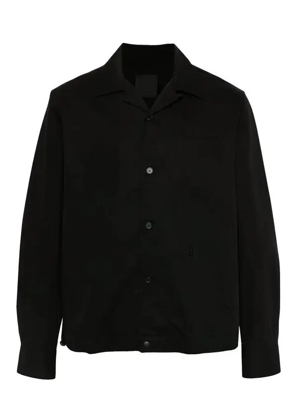 Givenchy 4g-motif Poplin Jacket - Black