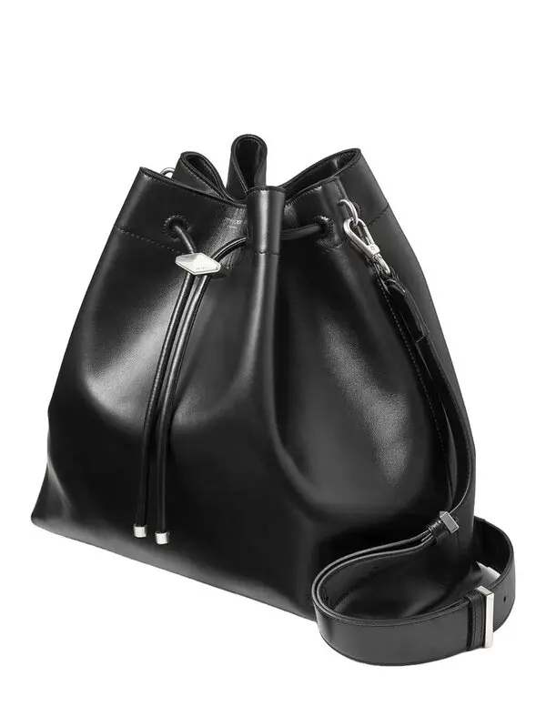 JIMMY CHOO Cinch Bucket Bag - Black