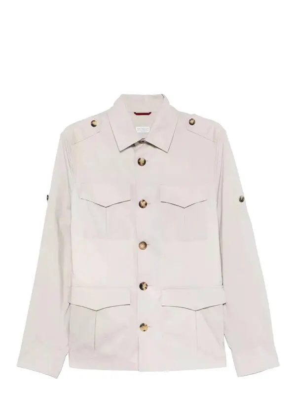 Brunello Cucinelli Multi-pocket Jacket - Neutrals