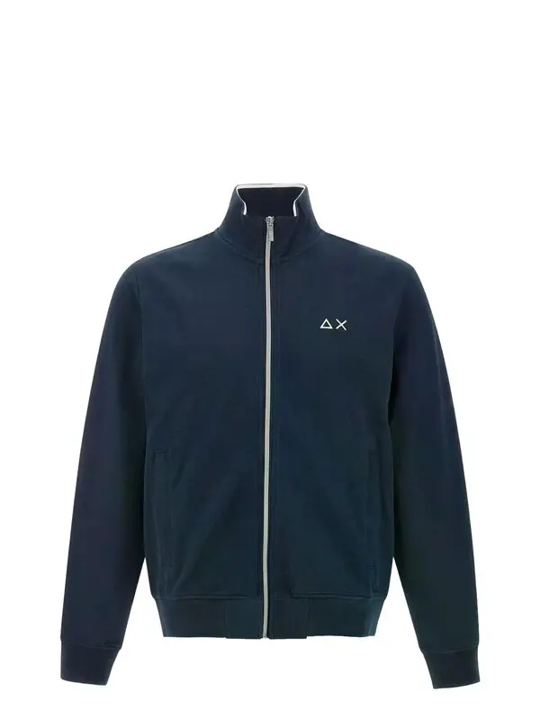 SUN 68 Zip-up Sweatshirt - Blue