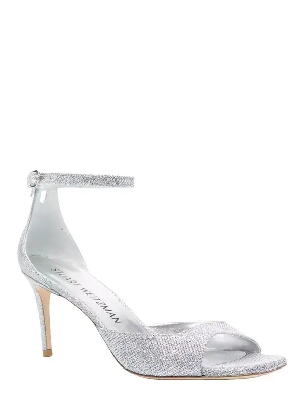 STUART WEITZMAN Nudistia 85mm Sandals - Silver