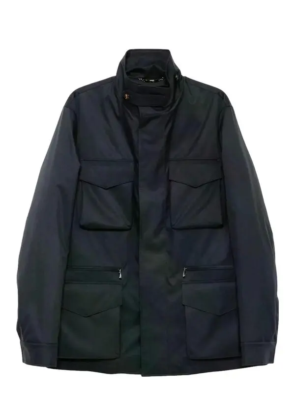 Dolce & Gabbana Technical Fabric Padded Jacket - Blue