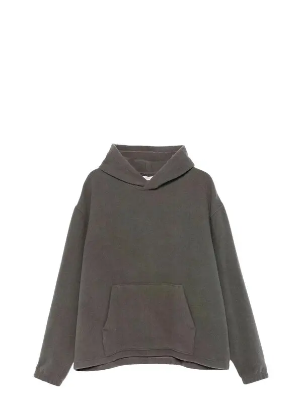 RIER Felted Virgin Wool Hoodie - Grey