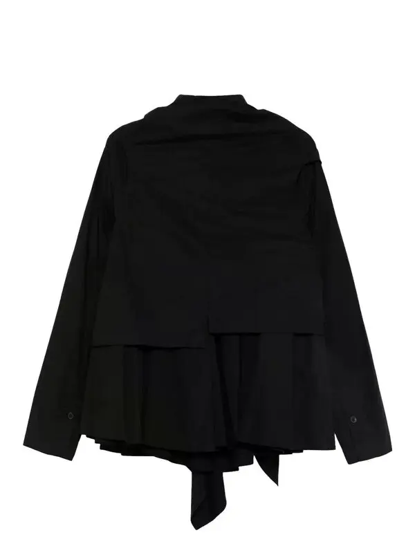 RUNDHOLZ Asymmetric Layered Blouse - Black