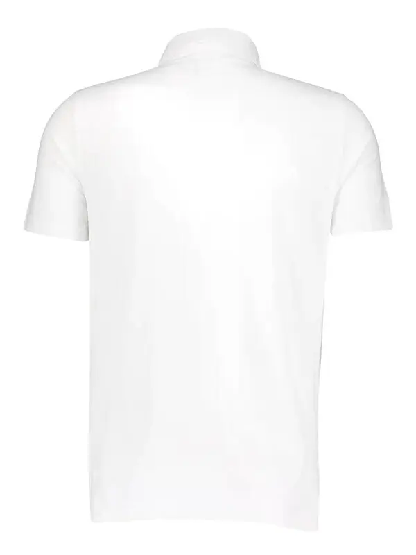 Majestic Filatures Short-sleeve Organic-cotton Polo Shirt - White