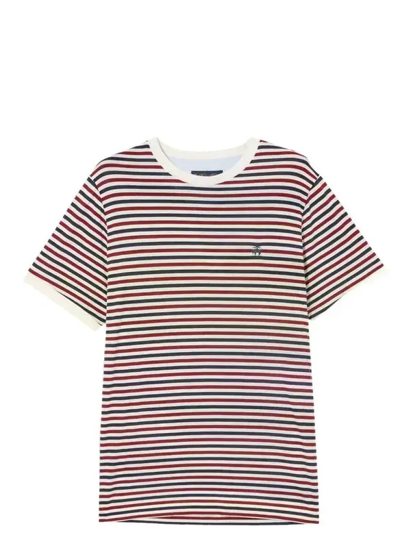 Brooks Brothers Striped T-shirt - White