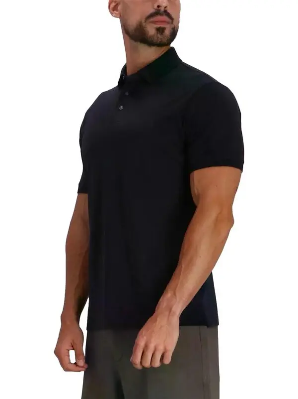 Emporio Armani Front-zipped Polo Shirt - Blue