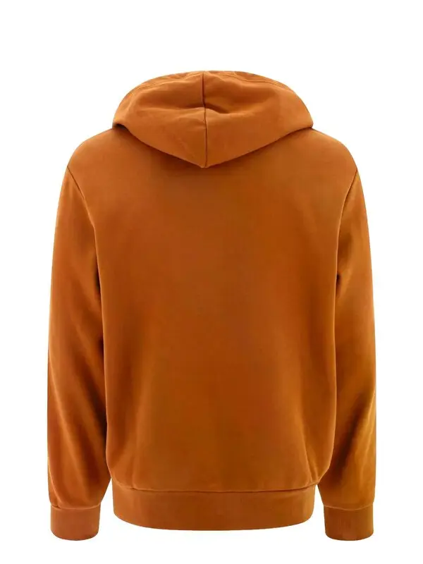 A.p.c. Vpc-print Cotton Hoodie - Orange