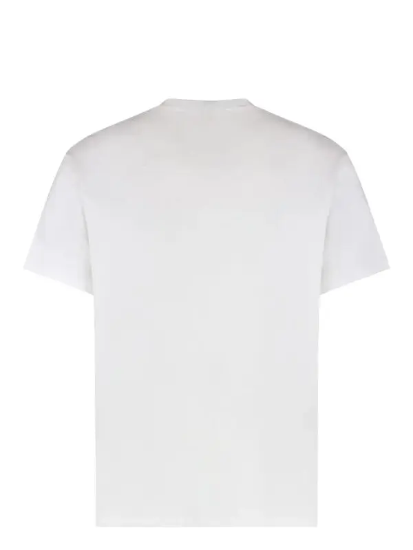 Alexander McQueen Flocked-logo T-shirt - White