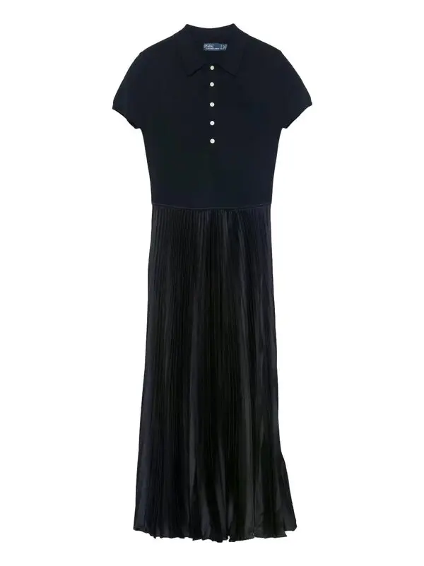 Polo Ralph Lauren Pleated Polo Dress - Blue
