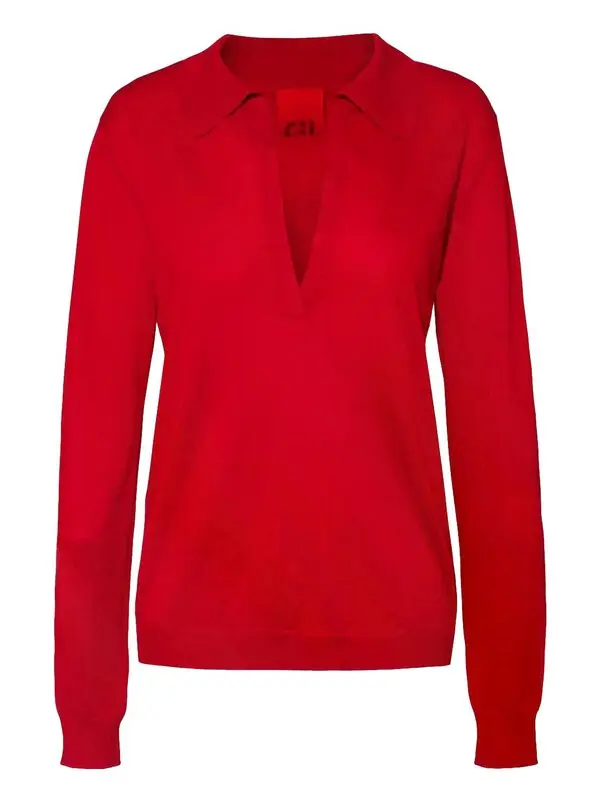 Cashmere In Love Lane Jumper - Red