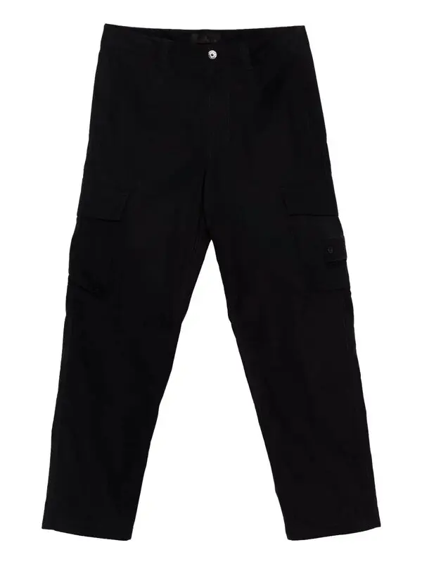 Stone Island Compass Badge Cargo Trousers - Black