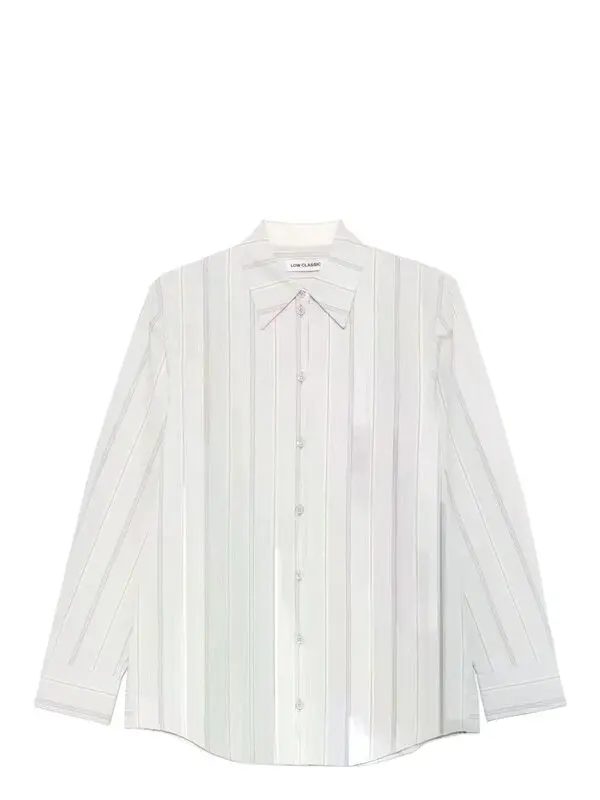 LOW CLASSIC Striped Shirt - Neutrals