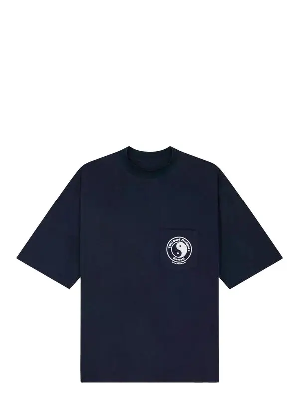 FURSAC Flocked-motif T-shirt - Blue