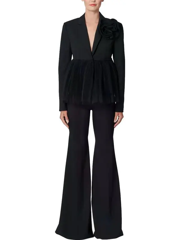 Carolina Herrera High-waist Flared Trousers - Black