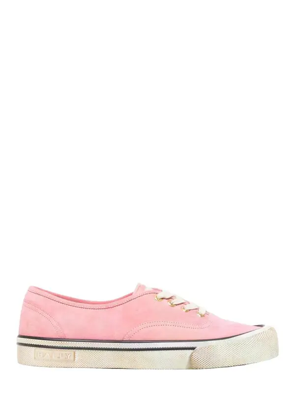 Bally Calf Leather Lace-up Sneakers - Pink