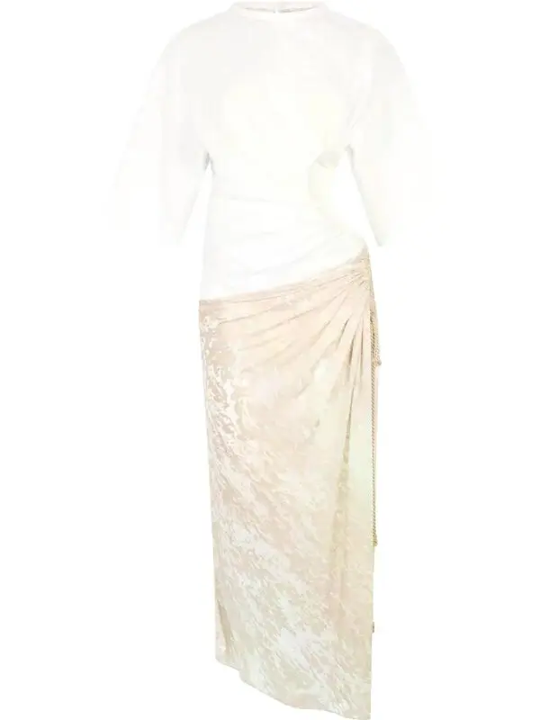 Roberto Cavalli Cut-out Dress - Neutrals
