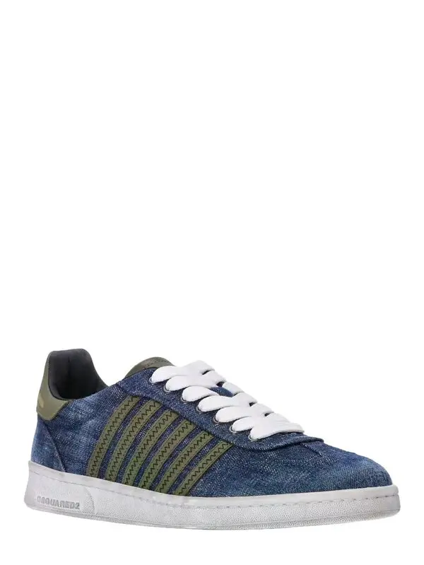 Dsquared2 Denim Lace-up Sneakers - Blue