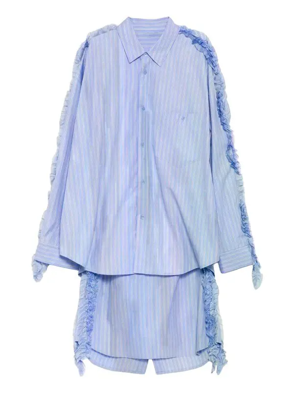 JNBY Side-detailed Loose Dress - Blue