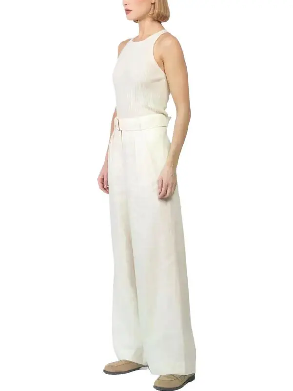 HEVRON Linen Trousers - Neutrals