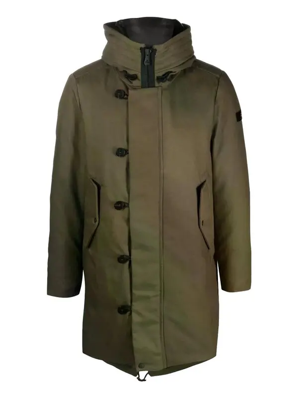 Peuterey Hooded Feather Down Parka - Green