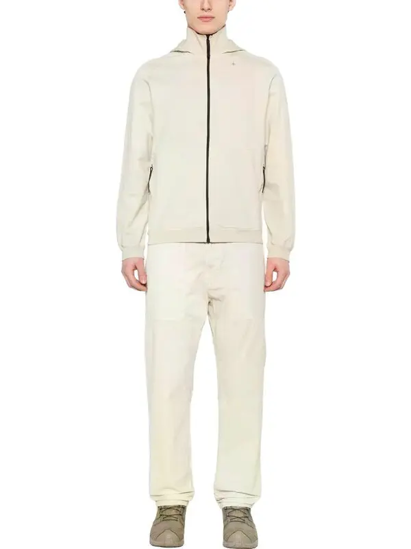 Stone Island Compass-motif Hoodie - Neutrals