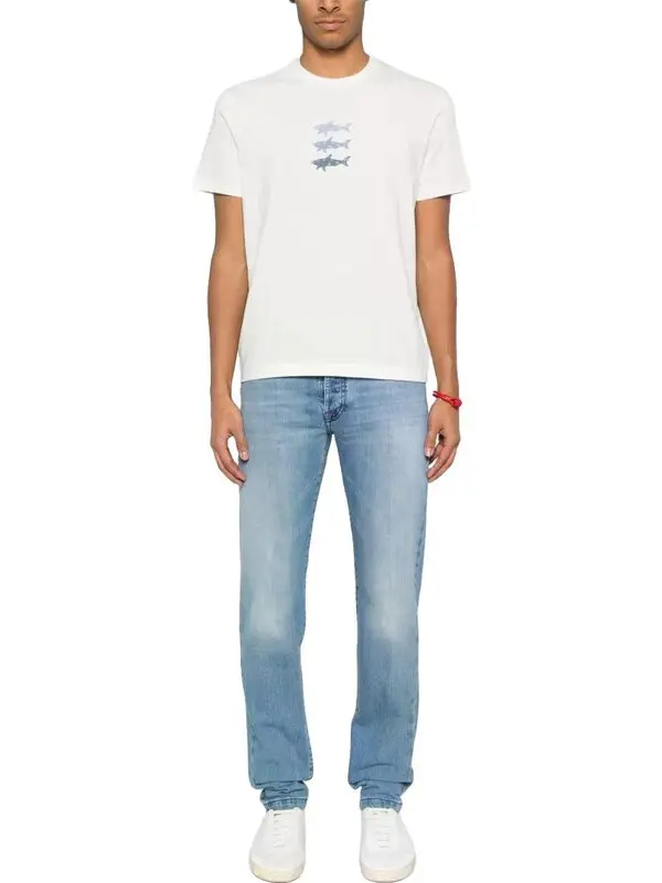 Paul & Shark Logo-print T-shirt - Neutrals
