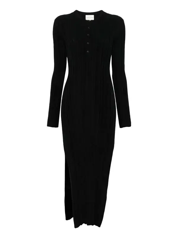 Loulou De Saison Eldara Midi Dress - Black