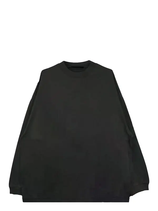 Fear Of God Logo-embroidered Long-sleeve T-shirt - Black