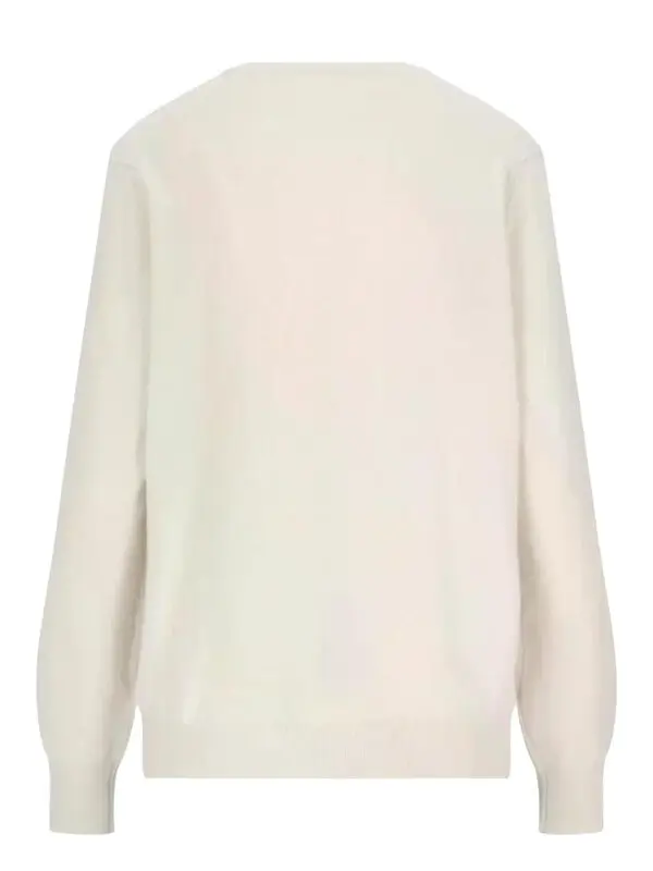 CANESSA Cashmere V-neck Sweater - Neutrals
